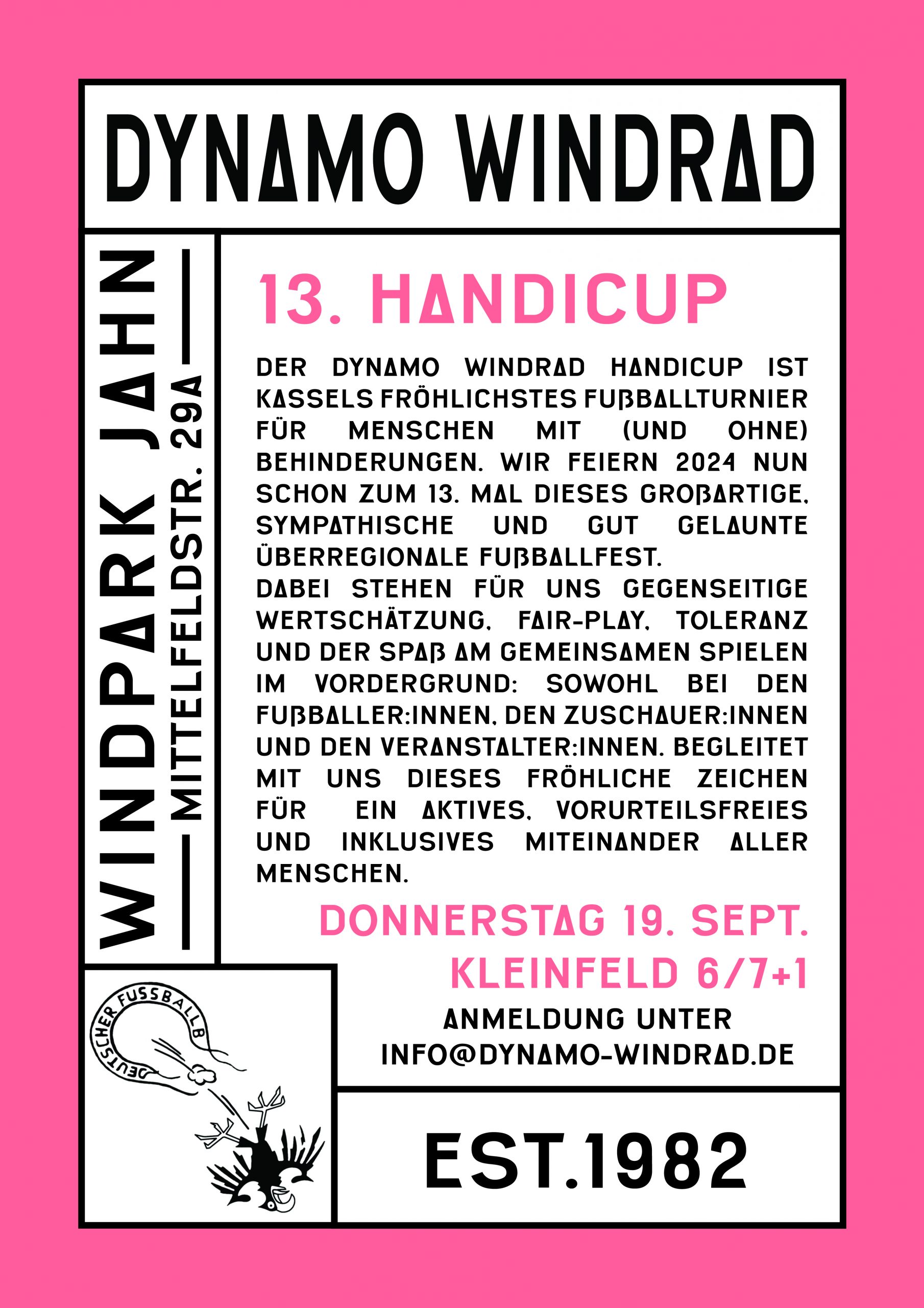 Handi-Cup - Dynamo Windrad – Freizeitsportclub Kassel e.V.